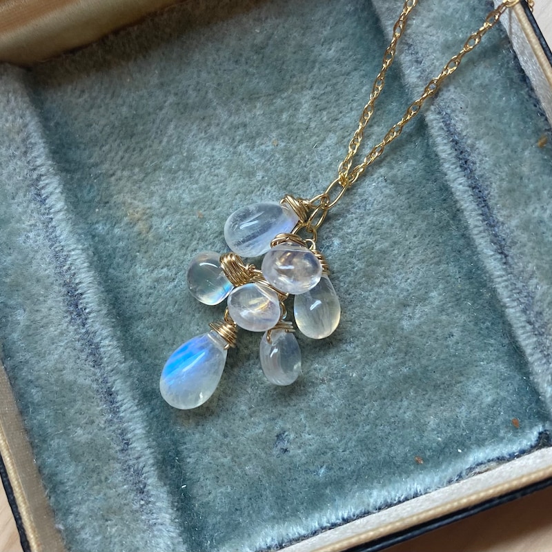 Cluster Necklace - Etsy