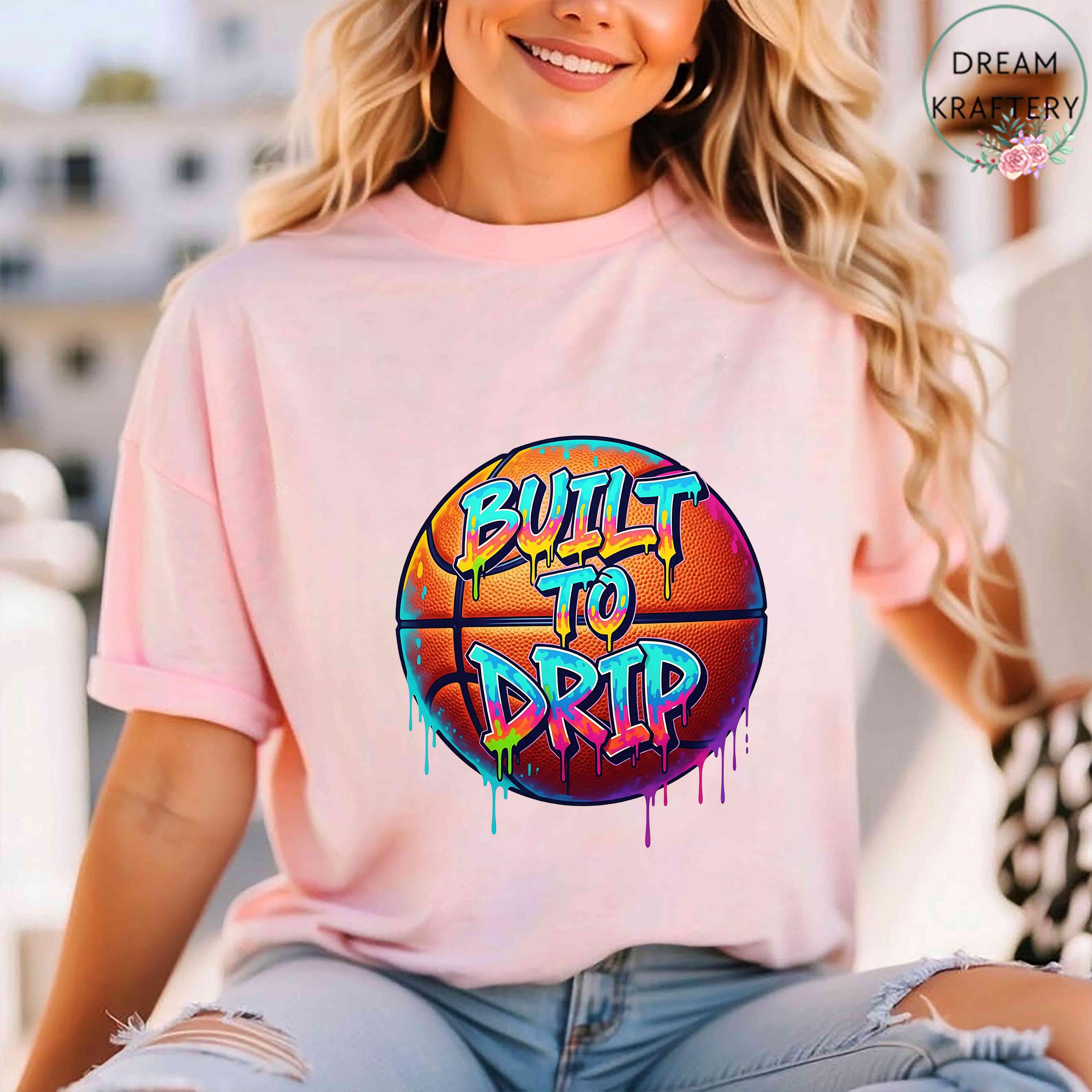 Built to Drip Basketball PNG | Cool Basketball Sublimation, Drippy ...