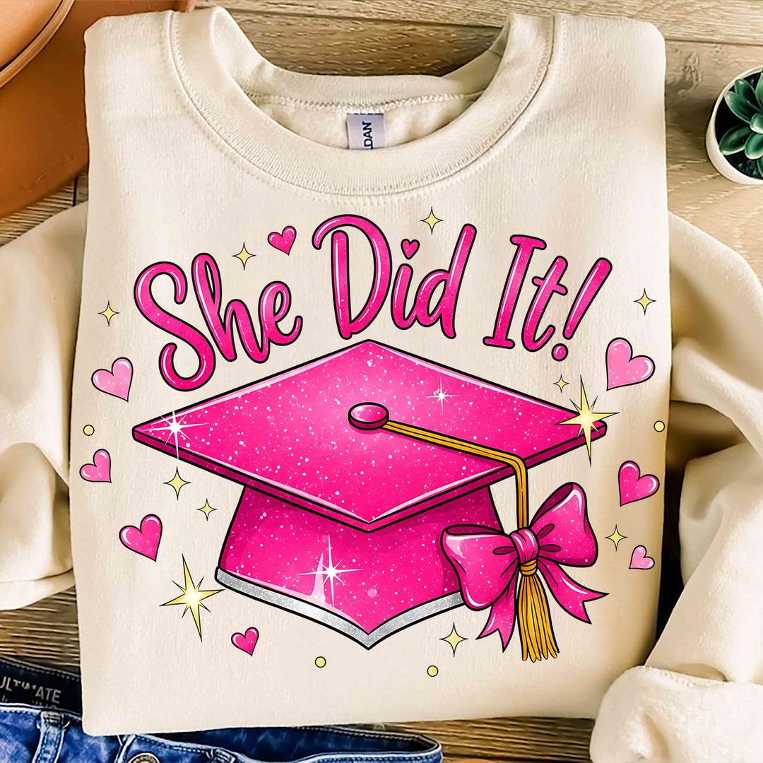 Girls Graduation Cap PNG | Cute Graduation Cap Design for Girls, Senior ...