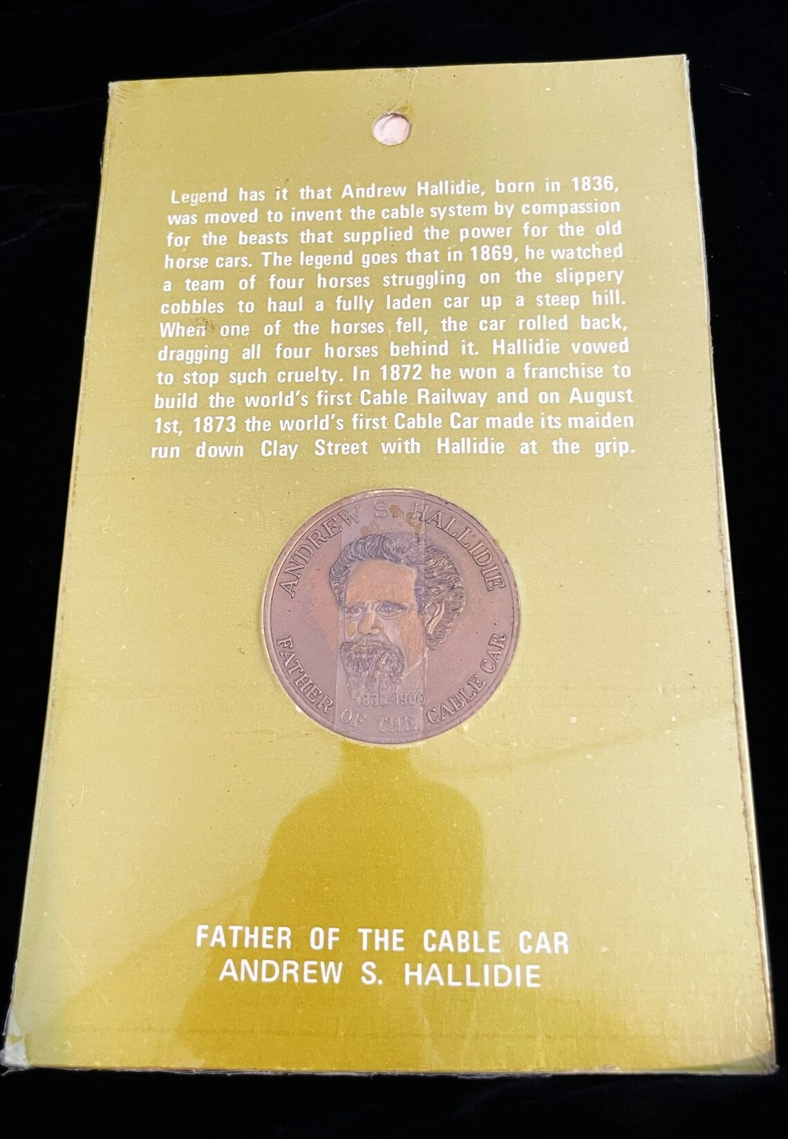 Vintage Lucky Cable Car Coin 100 Year Collectible San Francisco Limited ...