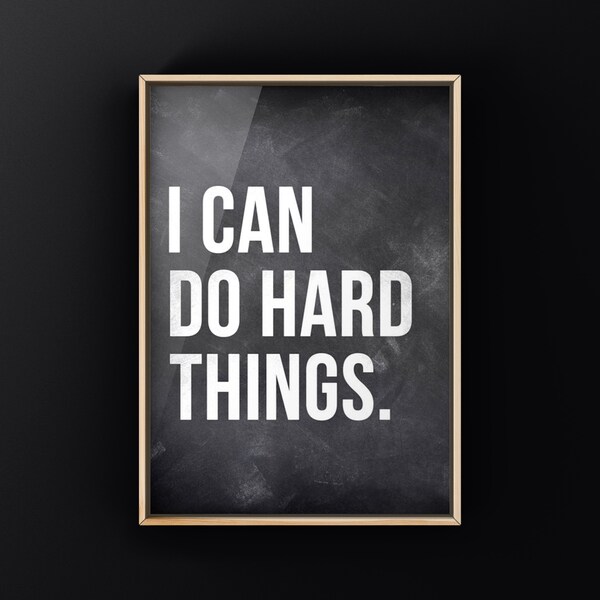 I Can Do Hard Things - Etsy