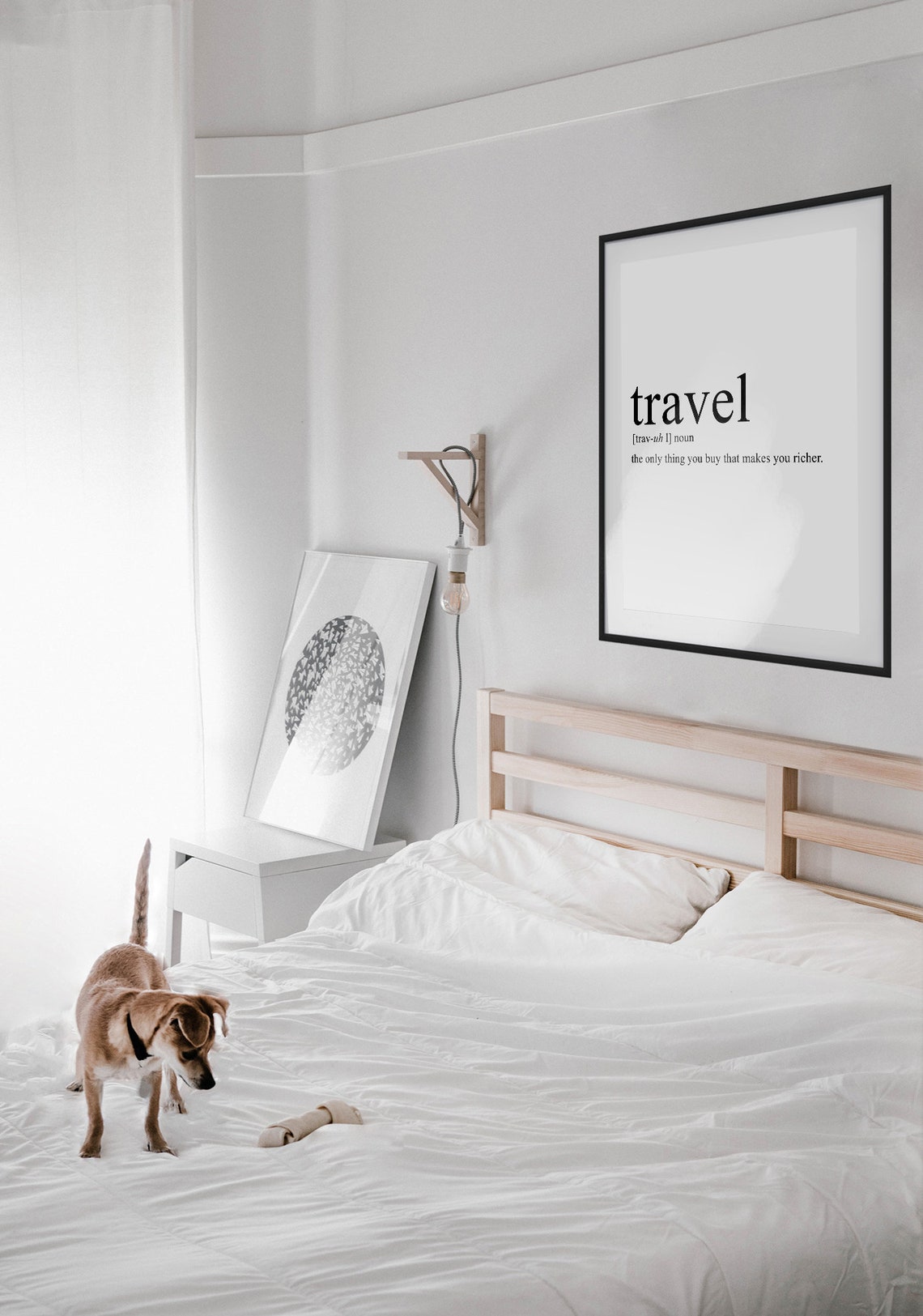 Travel Definition Print Digital Download Quote Art Wall | Etsy