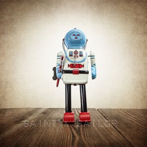 Inter Planet Space Captain Robot One Photo Print, Space Toy Art ...