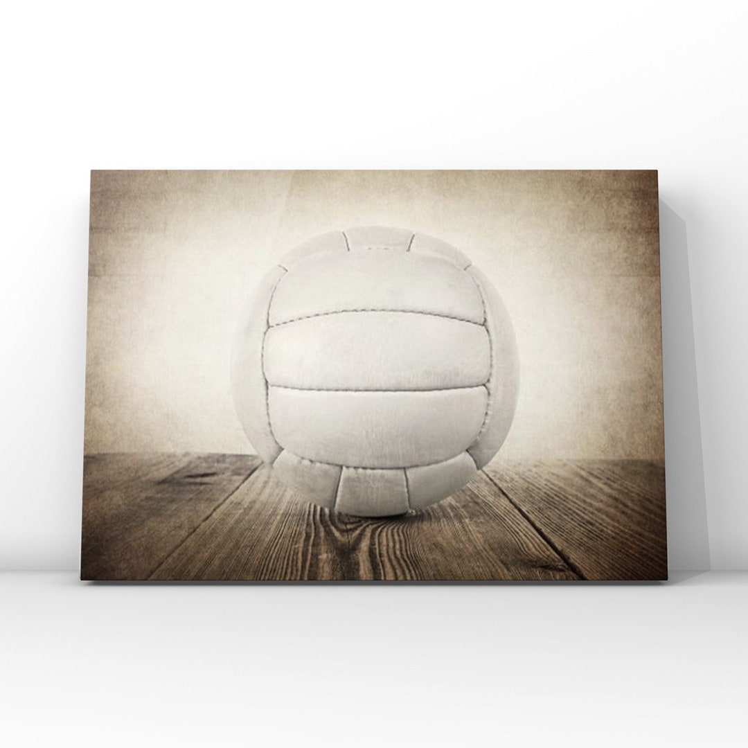 Volleyball Wall Art Print, Sports Room Decor, Vintage Volleyball Print ...