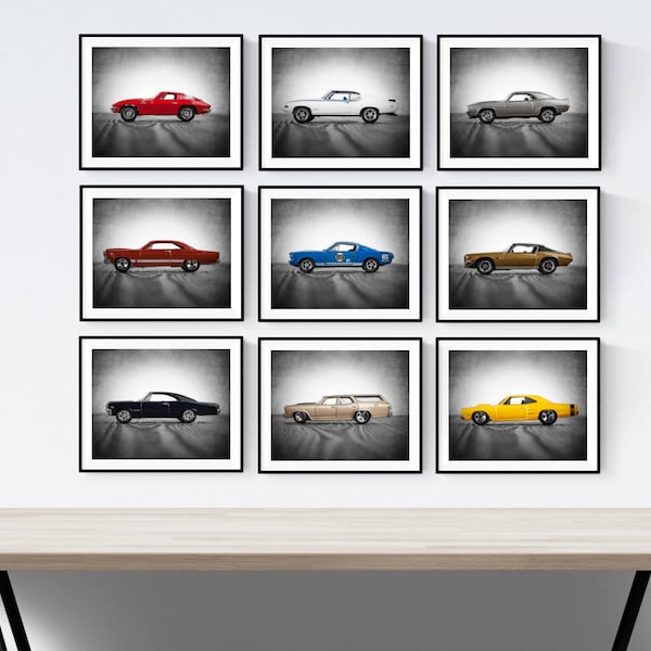 Muscle Car Print - Etsy