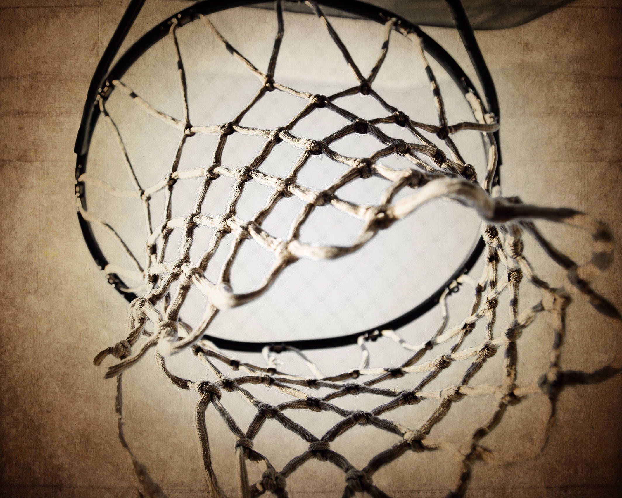 Vintage Basketball Net Photo Print decorating Ideas Wall | Etsy