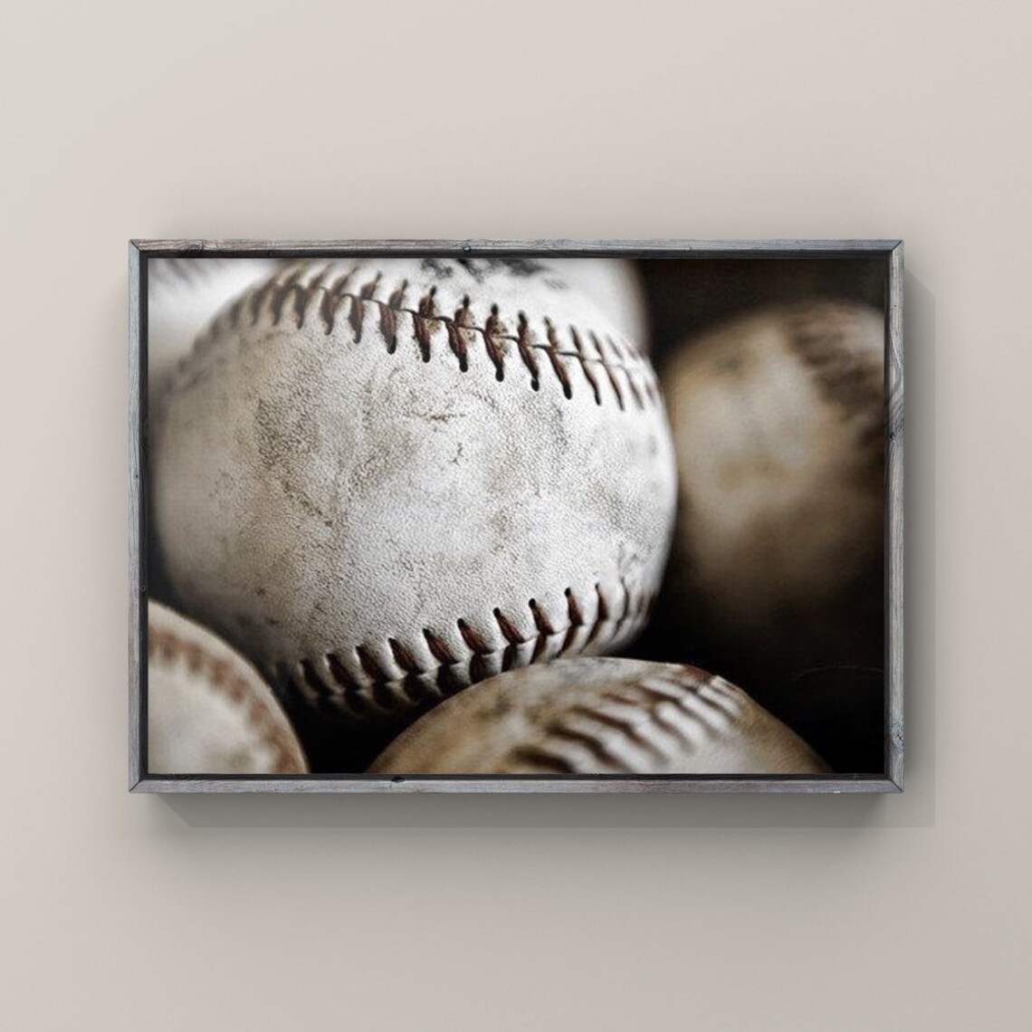 Vintage Softball Print Baseball Print Americana Print Wall - Etsy