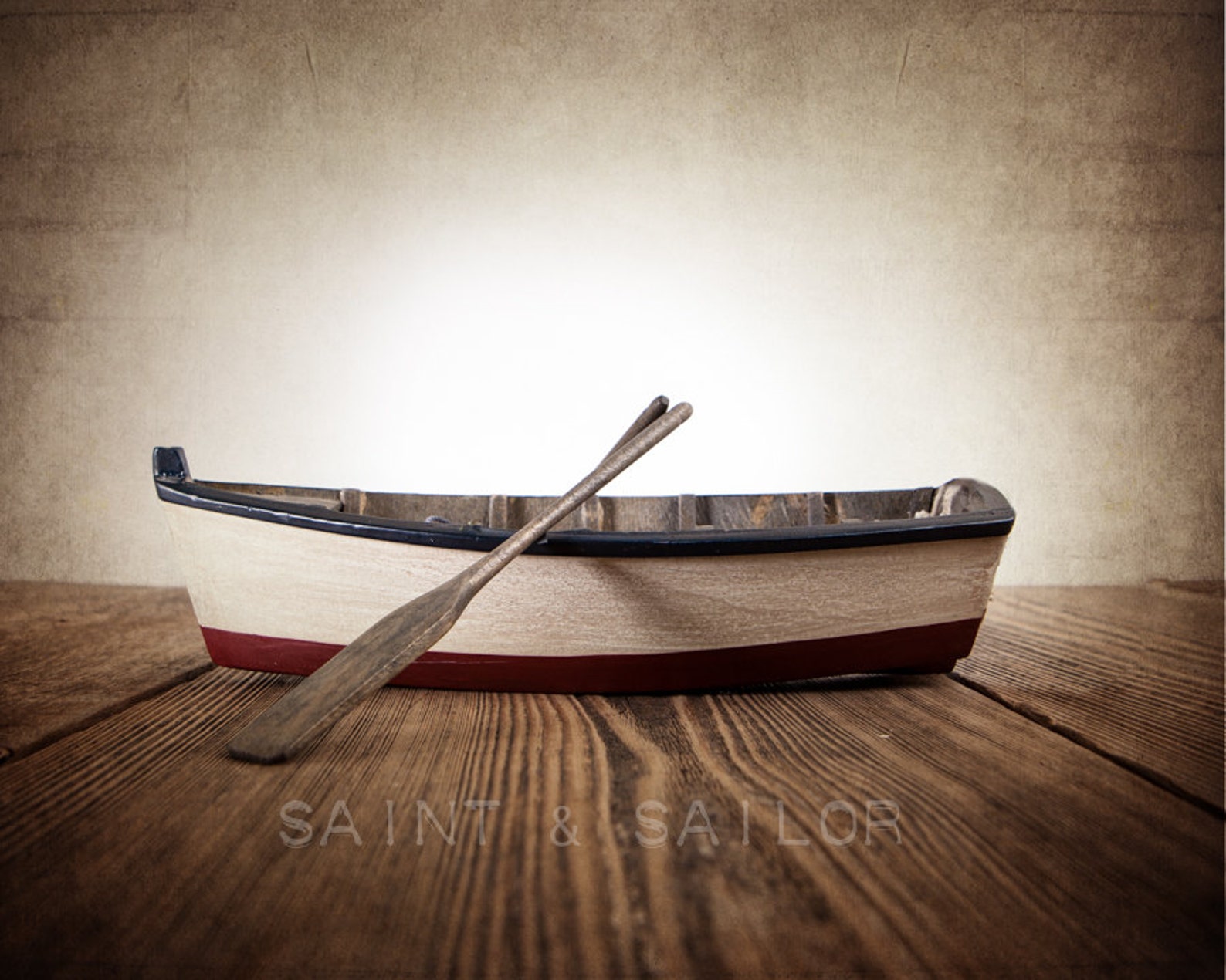 Nautical Decor Set of 3 Vintage Wooden Row Boats Photo | Etsy