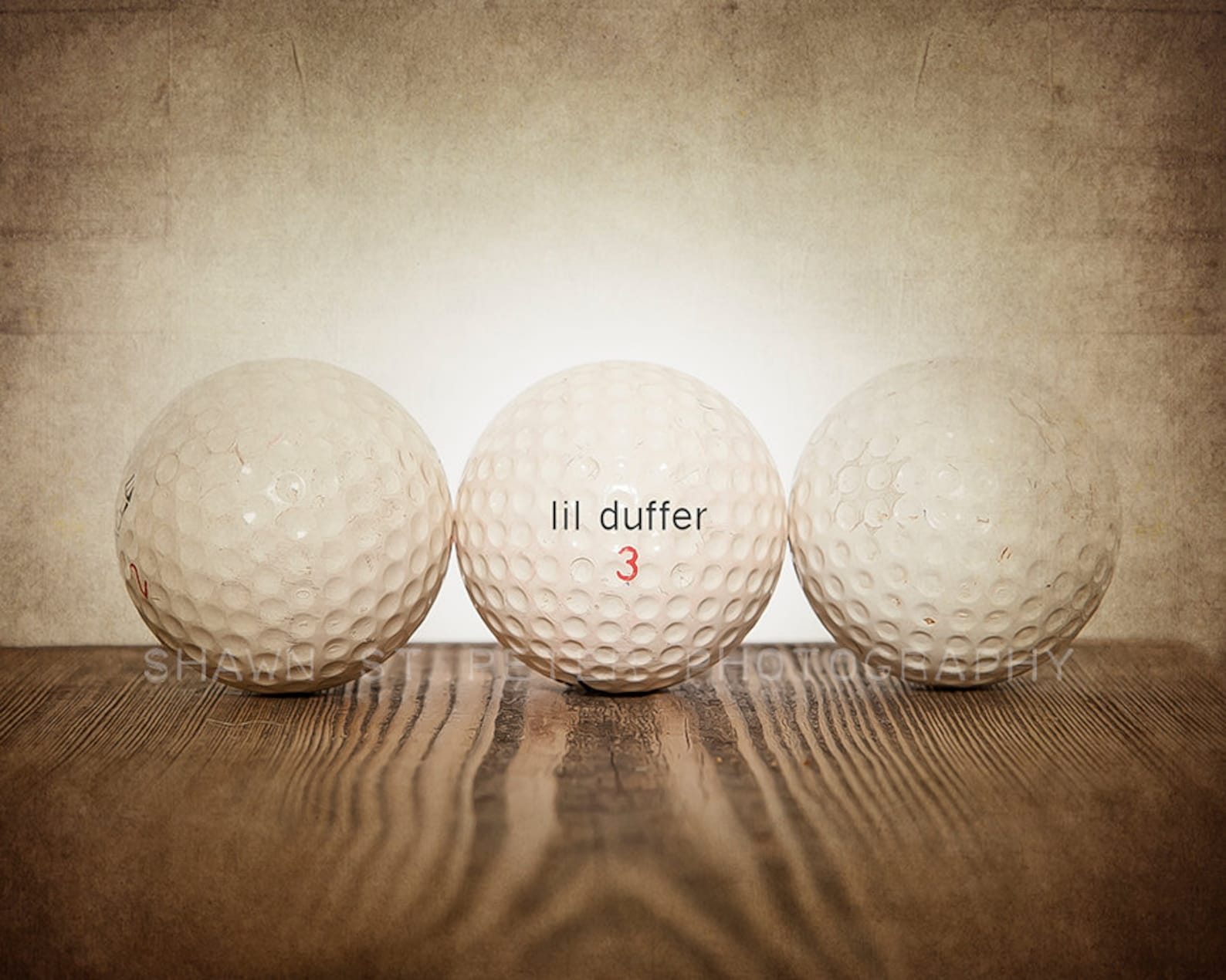 Vintage Golf Balls Lil Duffer Photo Printdecorating Ideas | Etsy