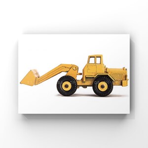 Construction Wall Art, Tractor Canvas Set, Dump, Excavator, Dozer ...