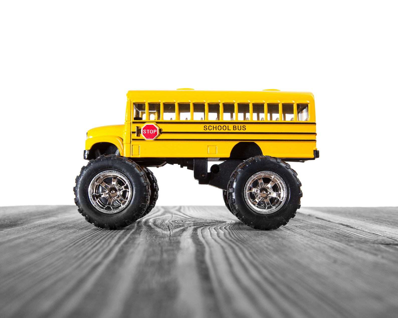 Monster School Bus Photo or Canvas Print Monster Truck Wall | Etsy