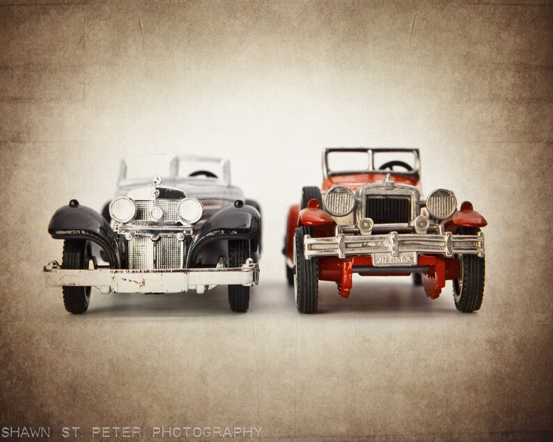 Vintage Toy Classic Cars front view One Photo Print Boys Room | Etsy