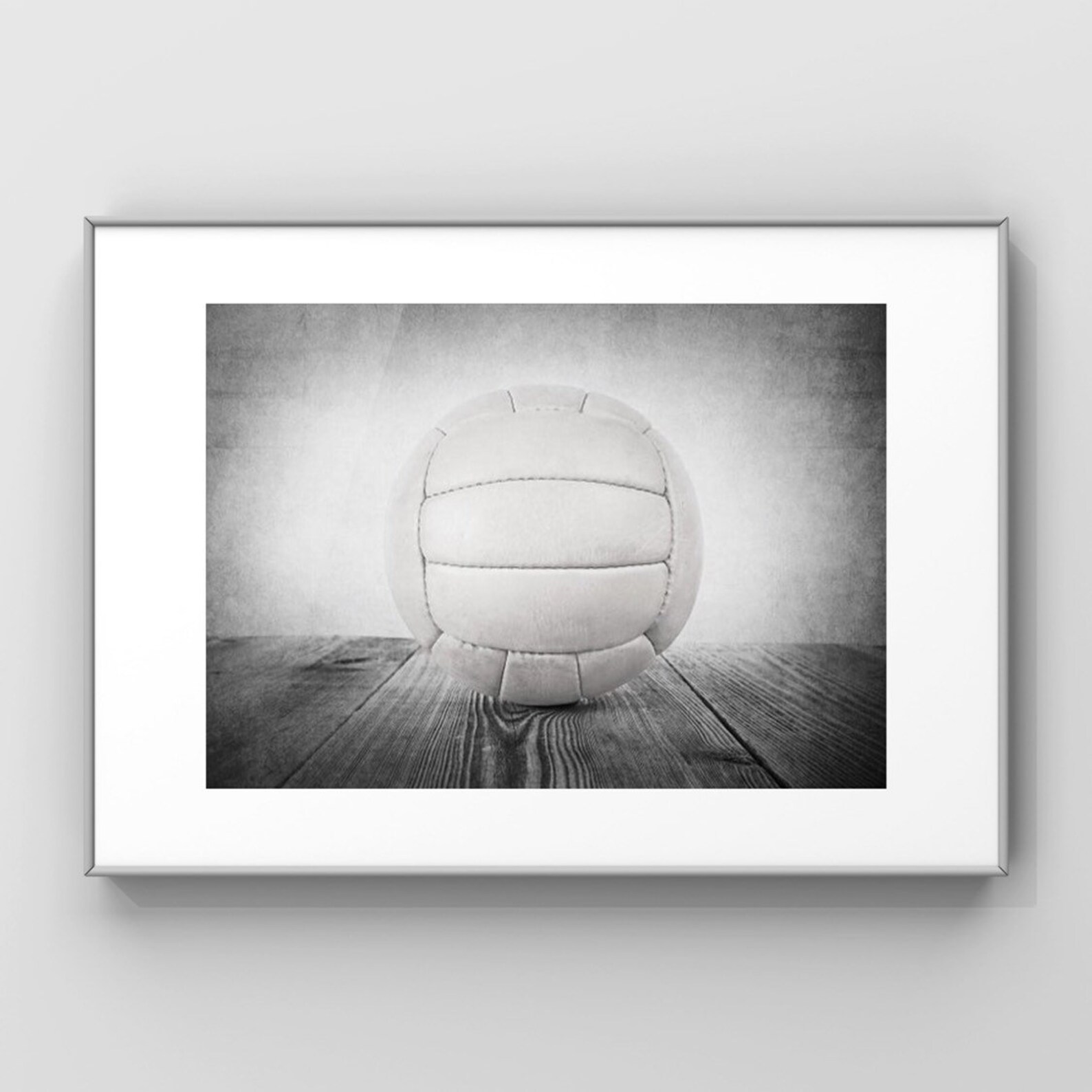 Volleyball Wall Art Print Sports Room Decor Vintage | Etsy