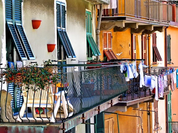Cinque Terre Italian Veranda Photo Art Print Wall Art for - Etsy
