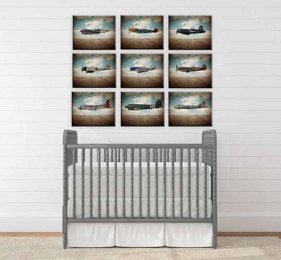 Airplane Nursery Decor Airplane Prints Airplane Wall Art - Etsy