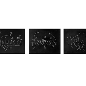 Chalkboard Football Play No. 2 Photo Print, Boys Room Decor, Boys ...