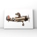 Dino Flying Vintage WWII US Airforce Airplane Art Print, Dino Room ...