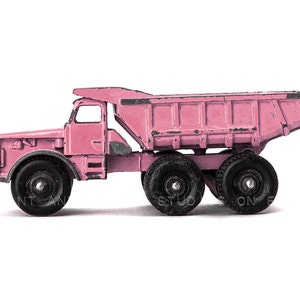 Vintage Construction Vehicles in Pink on White Background - Etsy