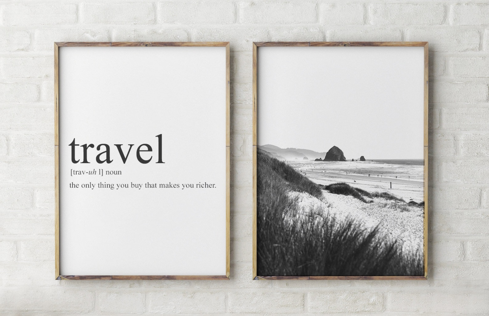 Travel Definition Print Digital Download Quote Art Wall | Etsy