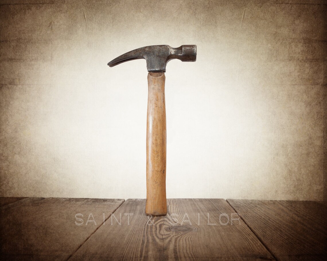 Vintage Hammer Print From the Vintage Carpenter Tools - Etsy