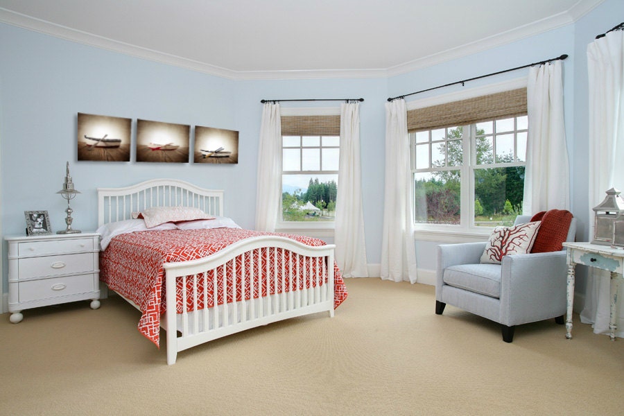 Nautical Decor Set of 3 Vintage Wooden Row Boats Photo | Etsy