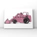 Vintage Pink Toy Tractor Print, Girl's Room Decor - Etsy
