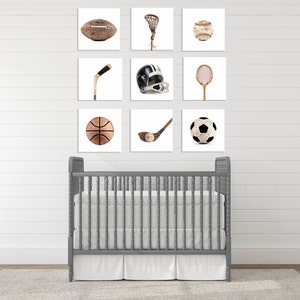 White Background Sports Collection Black and White or Color Set of Nine ...