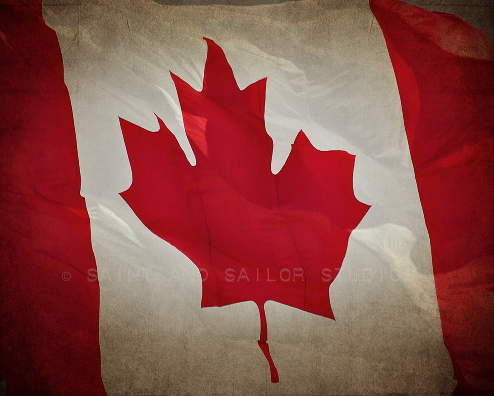 Vintage Canadian Flag Photo Print Boys Room Decor Boys - Etsy