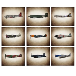 Vintage WWII B17 Flying Fortress Photo Print, Airplane Room Decor - Etsy