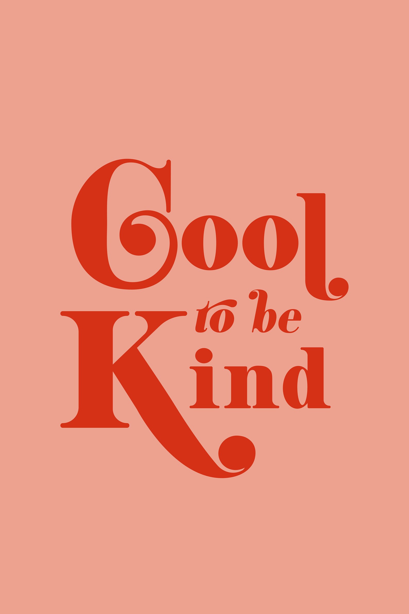 Girls Room Quote Cool to Be Kind Wall Art Canvas or Unframed | Etsy