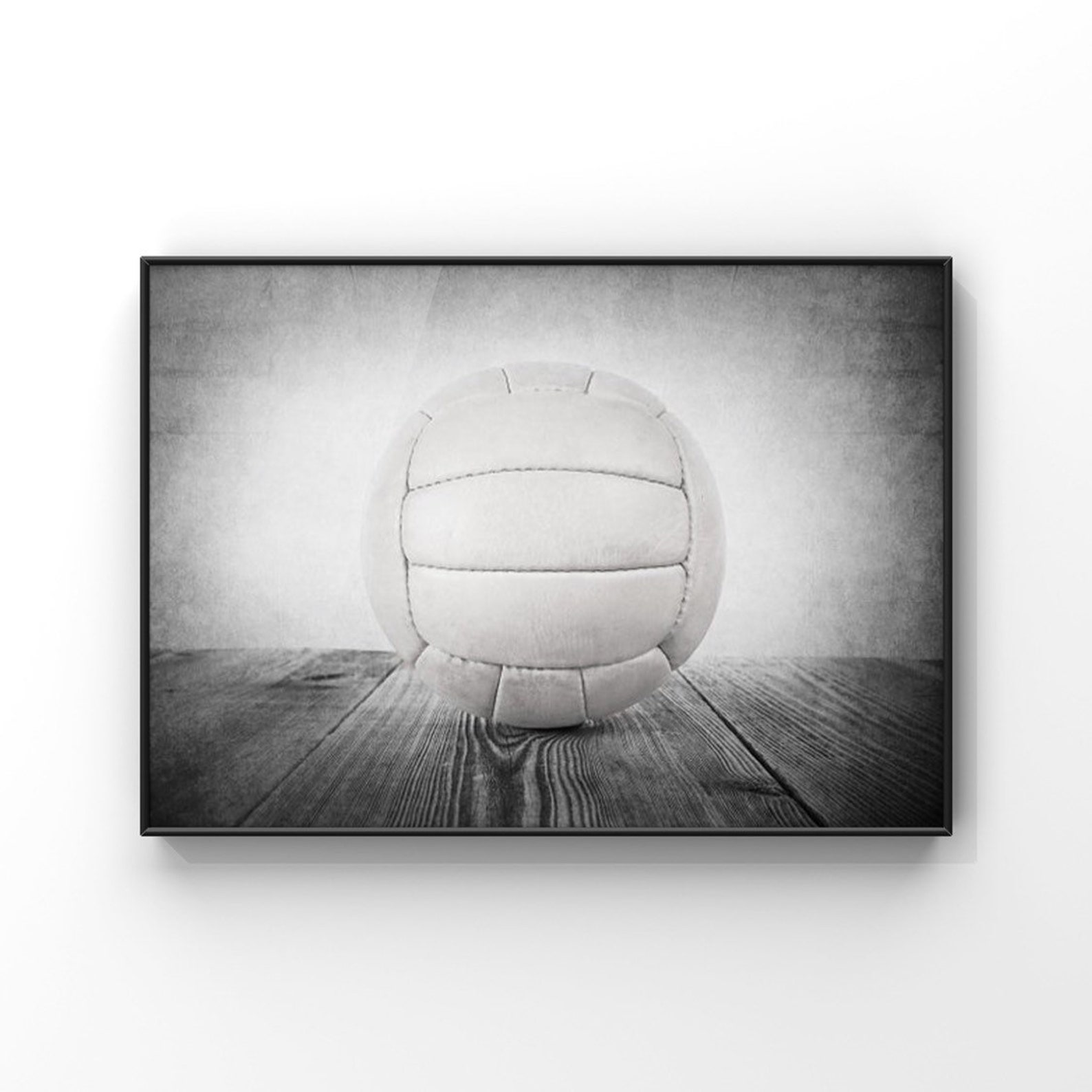 Volleyball Wall Art Print Sports Room Decor Vintage | Etsy