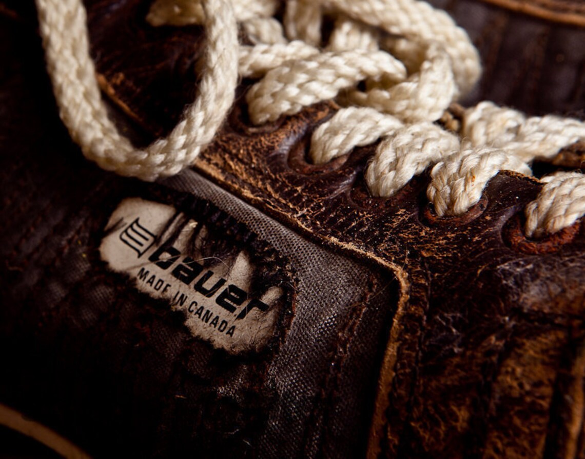 Vintage Bauer Hockey Skates Angle Three Photo Print Boys Room - Etsy