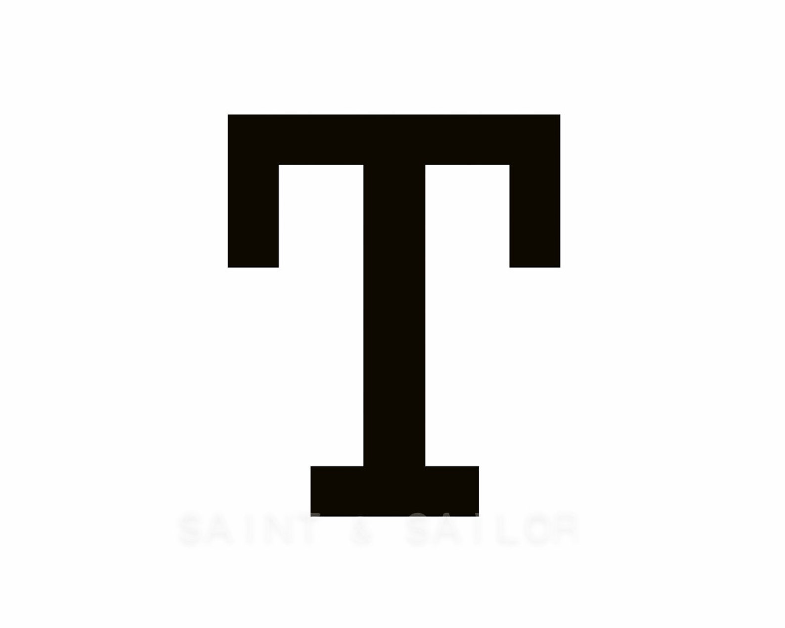 Letter T in 4 Color Choices Monogramed Photo Print or Canvas - Etsy