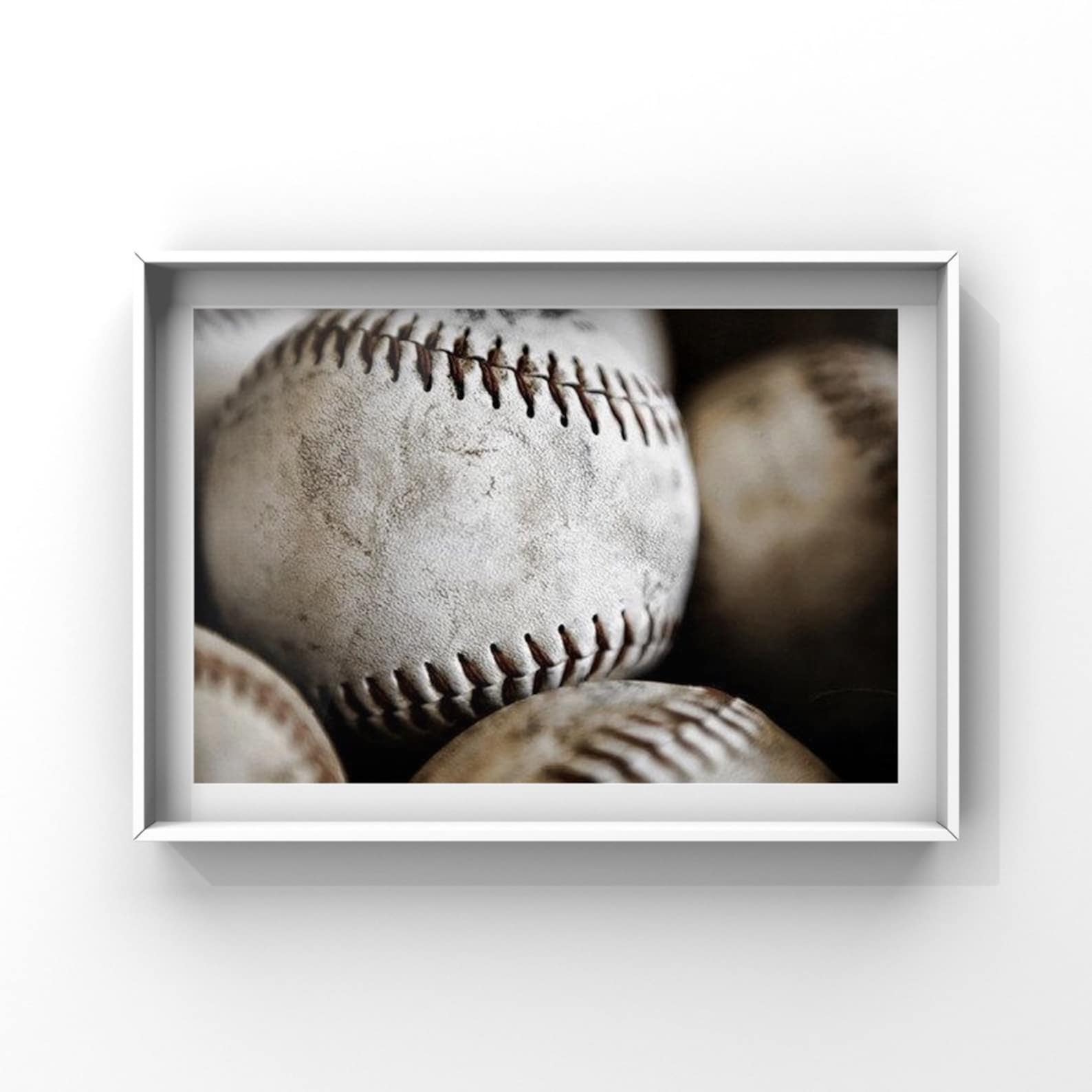 Vintage Softball Print Baseball Print Americana Print Wall - Etsy