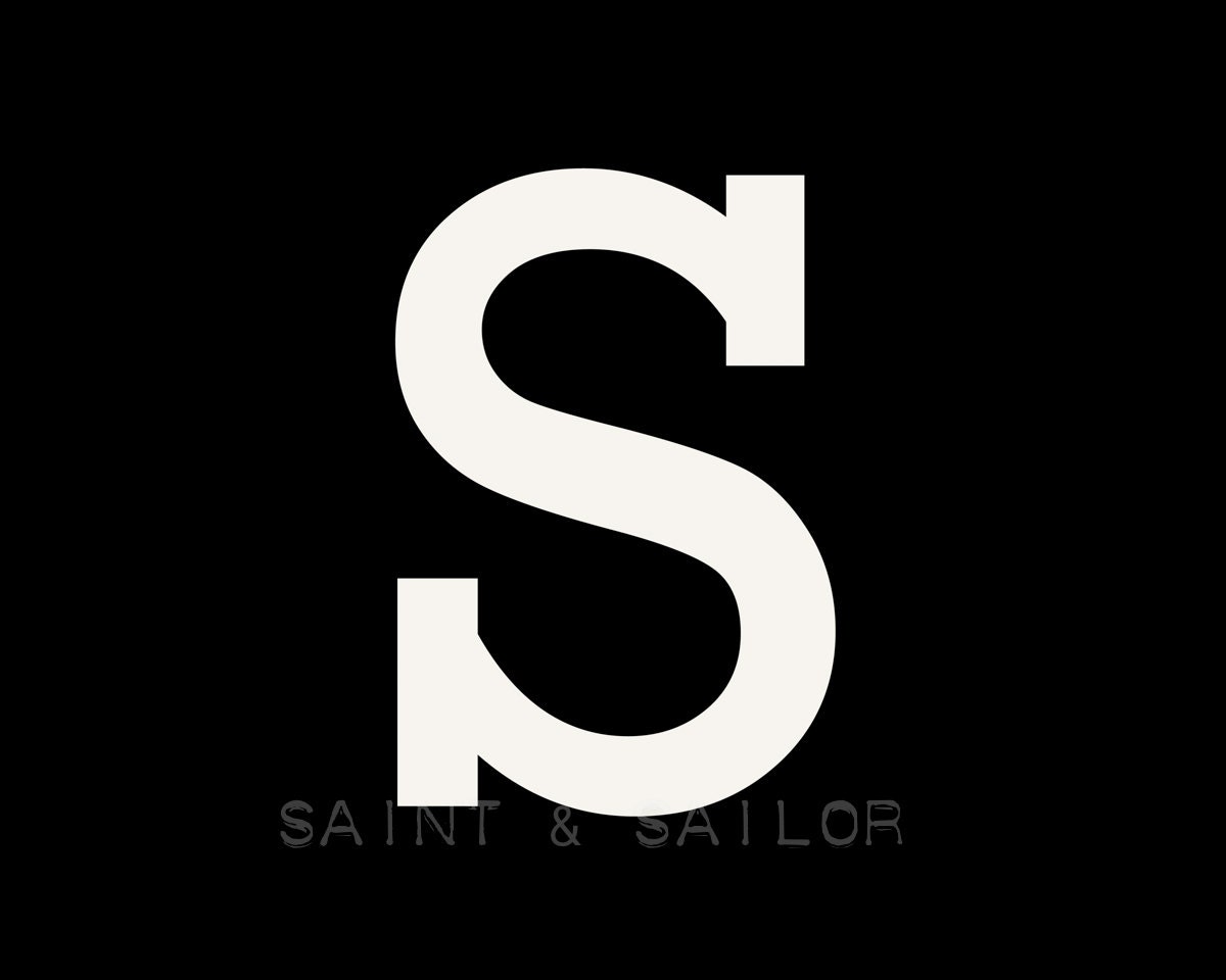 Letter S in 4 Color Choices Monogramed Photo Print or Canvas - Etsy