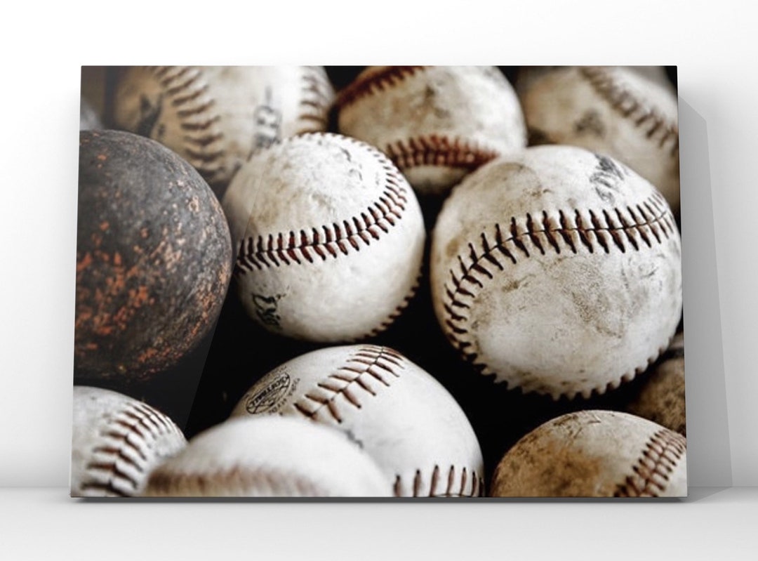 Vintage Baseball Print Baseball Pile-baseball Wall - Etsy