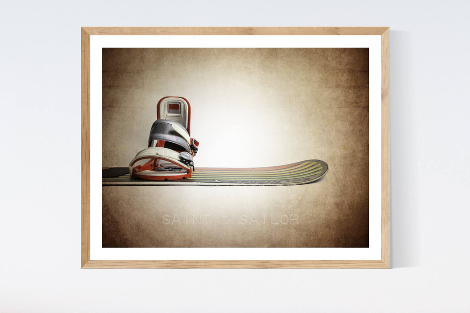 Vintage Snowboard Photo Art Print Vintage Sports Decor | Etsy