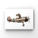Dino Flying Vintage WWII US Airforce Airplane Art Print, Dino Room ...