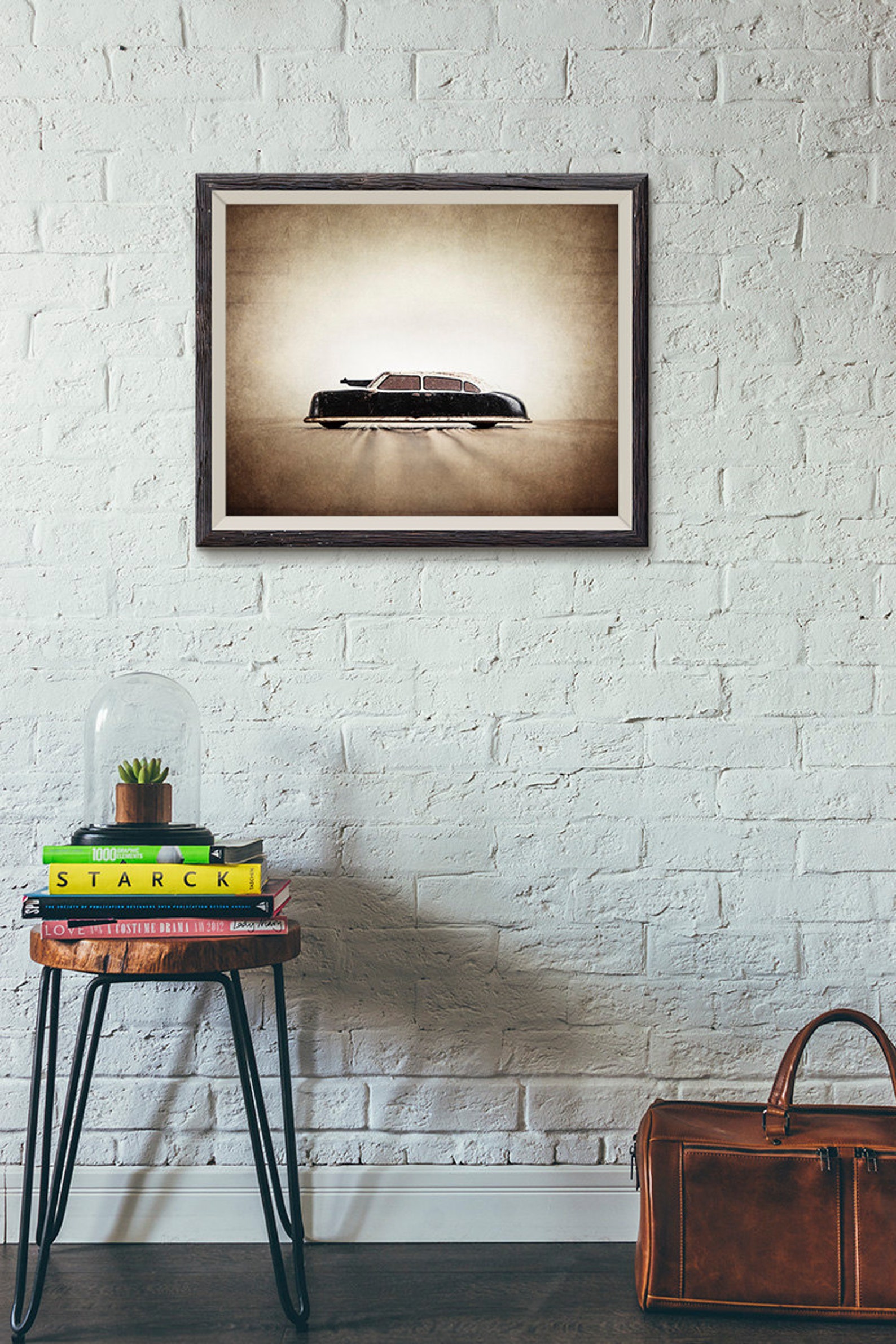 Vintage Classic Argo Black and White Police Car One Photo - Etsy