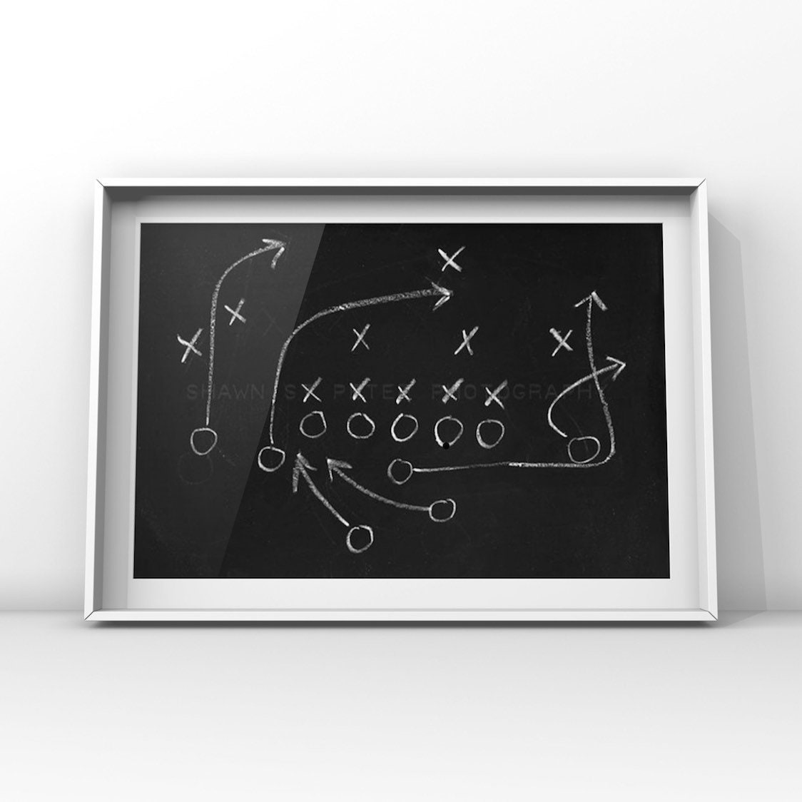 Chalkboard Football Play No. 1 Photo Print Boys Room decor | Etsy