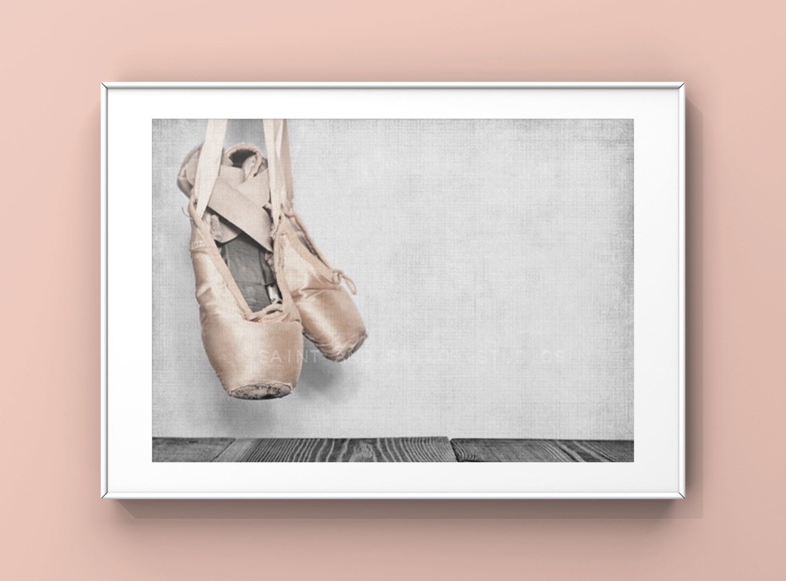 Vintage Ballet Slippers Wall Art Personalized With Your - Etsy
