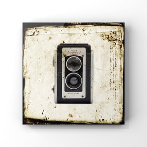 Set of Three Square Vintage Camera Photo Prints, Office Decor, Wall Art ...