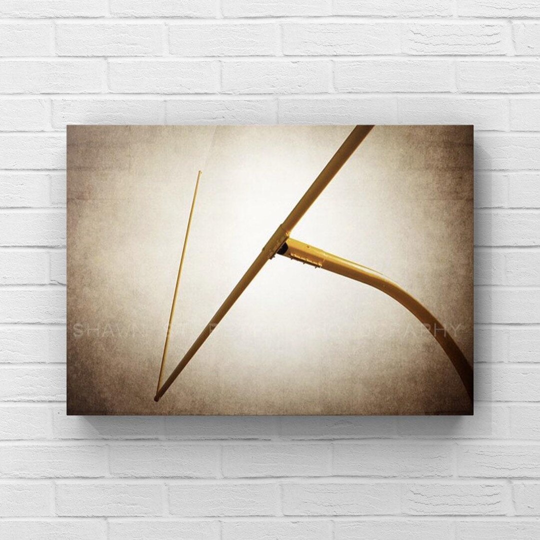 Vintage Football Goal Post Print, Distressed Wall Art - Etsy
