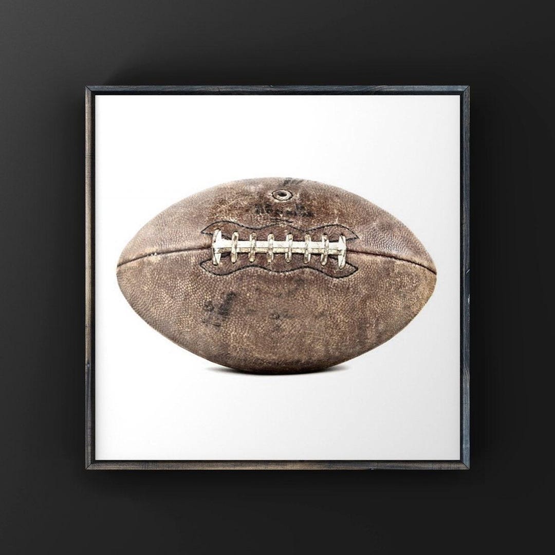Vintage Football Photo Print, Sports Decor, Man Cave Art - Etsy