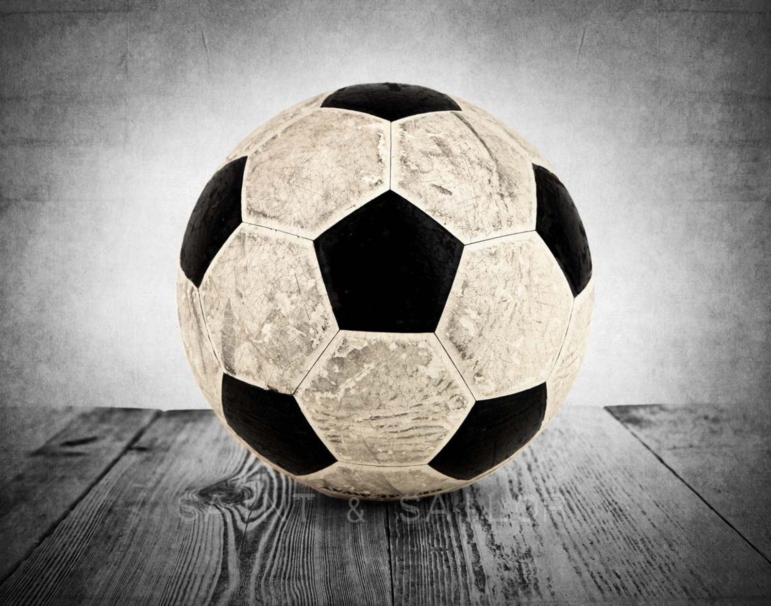 Vintage Soccer Ball Print Soccer Wall Art Original - Etsy