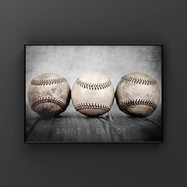 Vintage Baseball Art - Etsy
