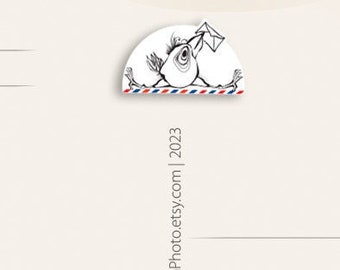 Cat Meow Medium Postcard ID Stickers 48 Stickers per Sheet Very Small ...