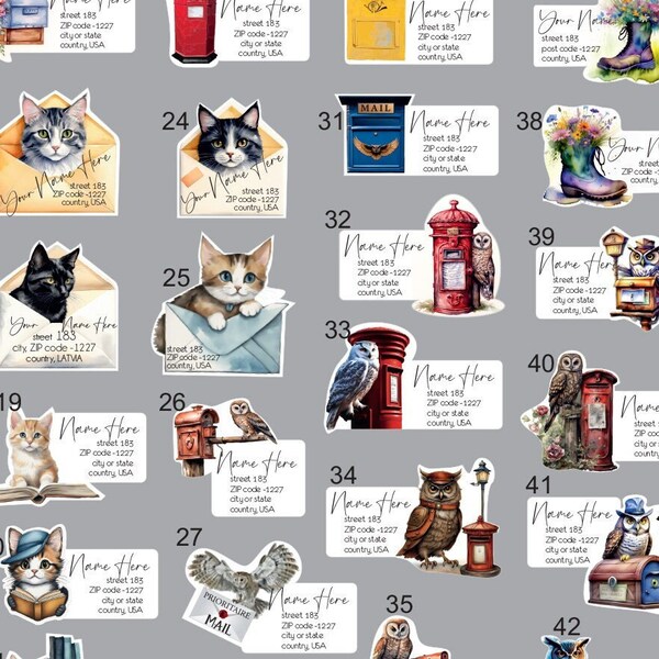 Fun Cute Labels - Etsy