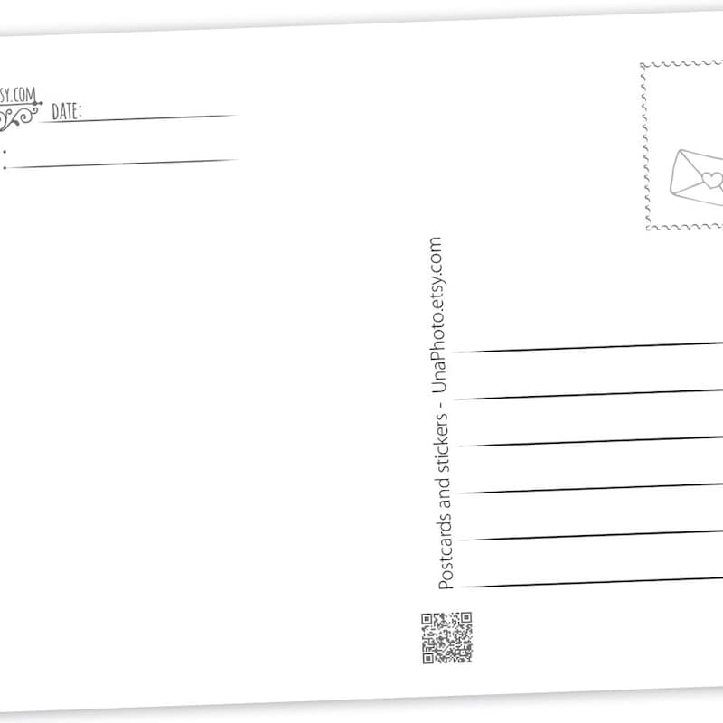 Postcards Cards Tags - Etsy