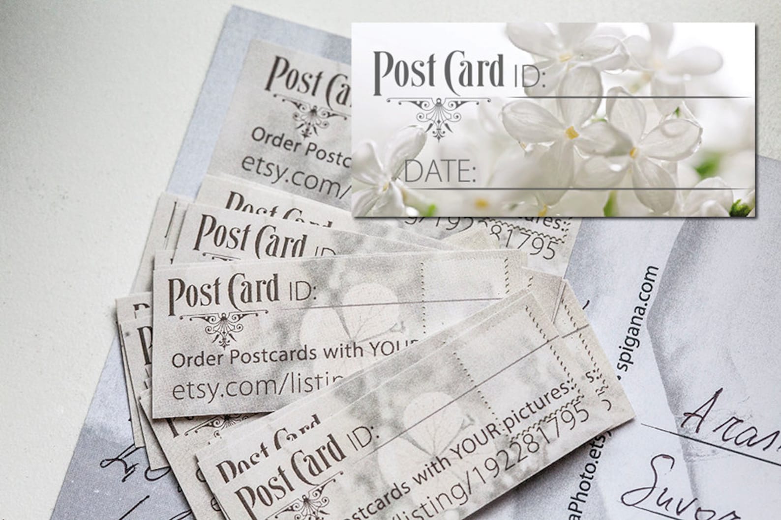 Custom Postcard ID Stickers Postcard Stickers for Mailers or | Etsy